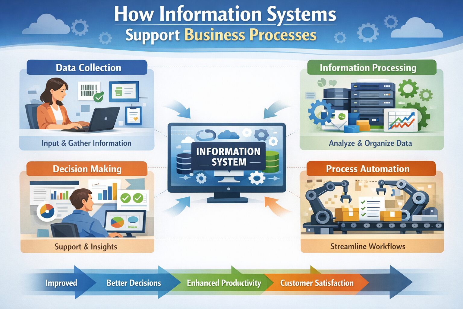 Maximizing Efficiency: How Information Systems Enhance Business Processes